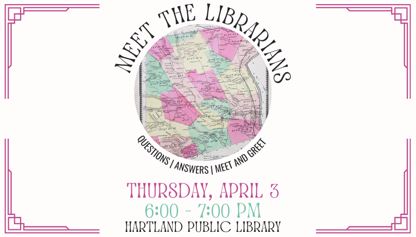 Books, AudioBooks, Programs + Events | Hartland Public Library